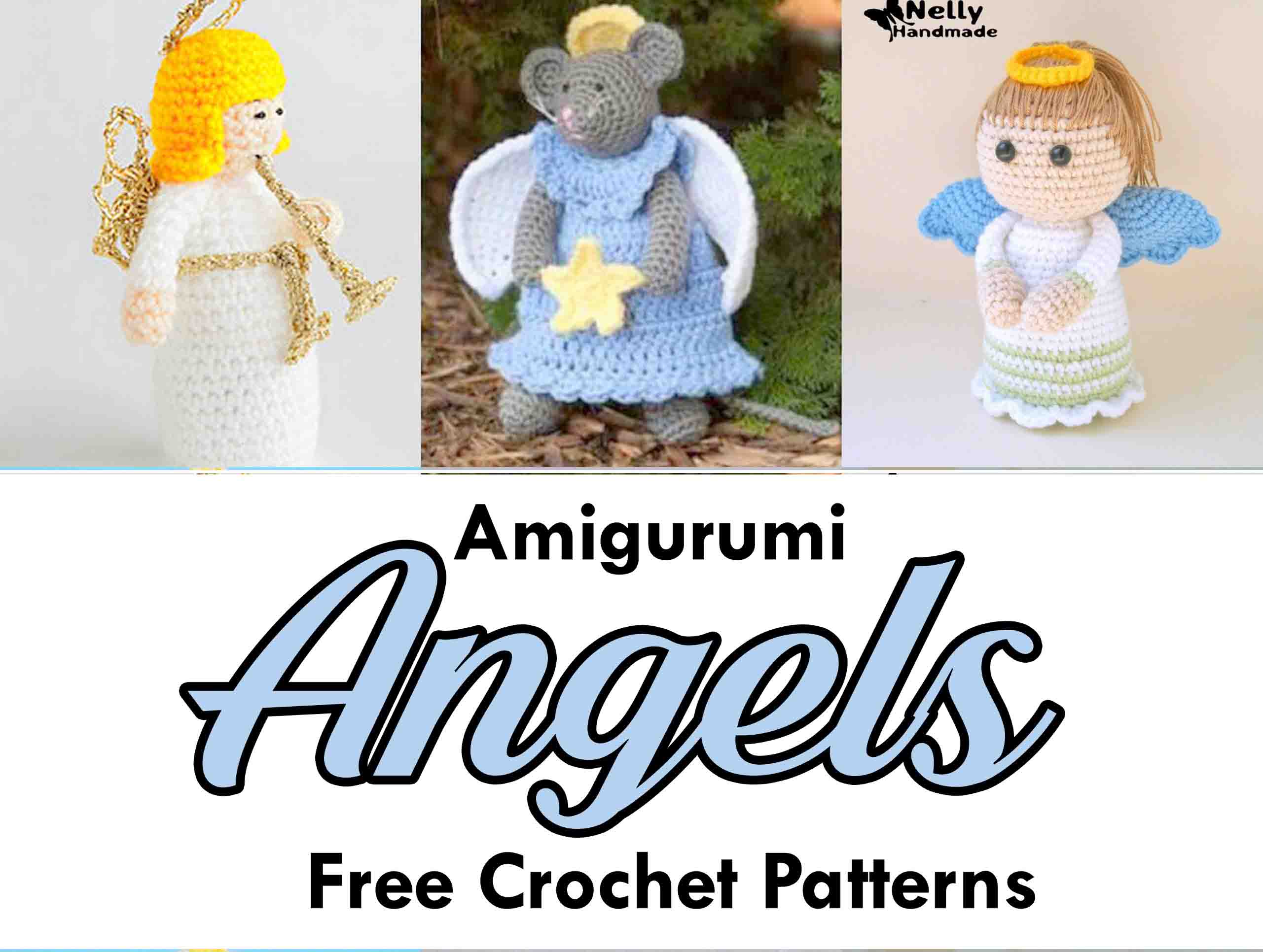 More Free Christmas Angel Crochet Patterns! - AmVaBe Crochet