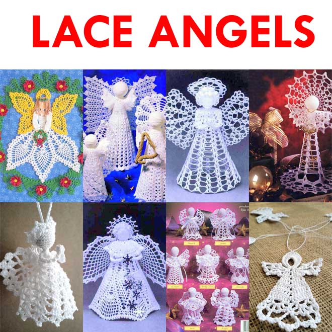 Christmas Lace Angel Crochet Pattern Roundup! - AmVaBe Crochet
