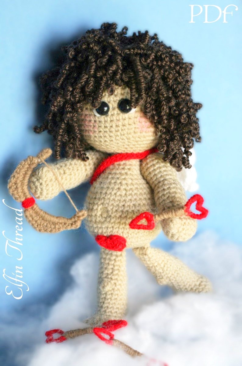 Amigurumi Valentine Cupid Crochet Pattern Roundup! - AmVaBe Crochet
