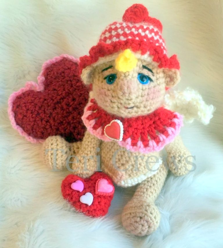 Amigurumi Valentine Cupid Crochet Pattern Roundup! - AmVaBe Crochet