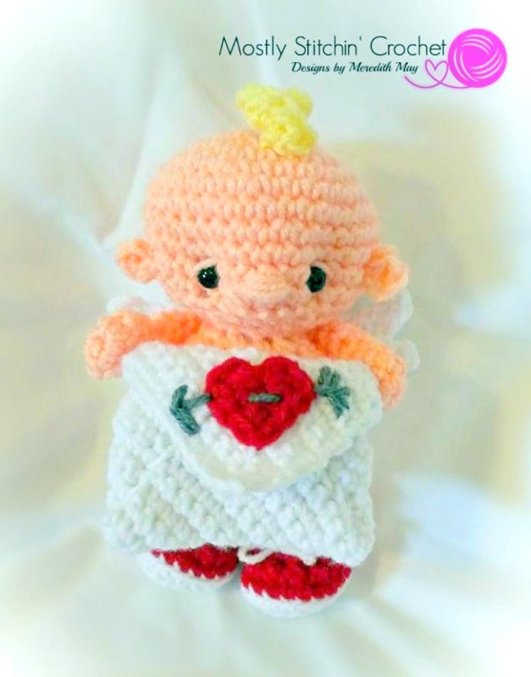 Amigurumi Valentine Cupid Crochet Pattern Roundup! - AmVaBe Crochet