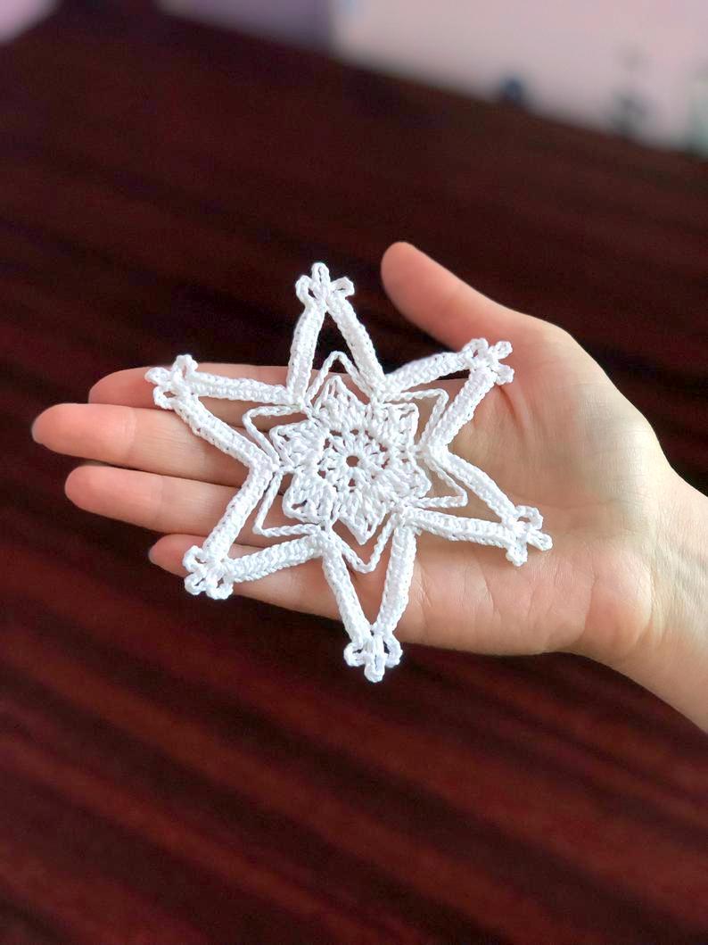 Christmas Snowflake Crochet Patterns! - AmVaBe Crochet