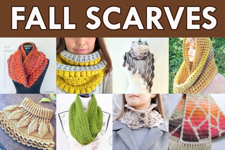Fall Scarves Crochet Pattern Roundup! - AmVaBe Crochet
