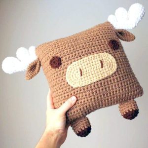 Animal Pillow Home Decor Crochet Pattern Roundup! - AmVaBe Crochet