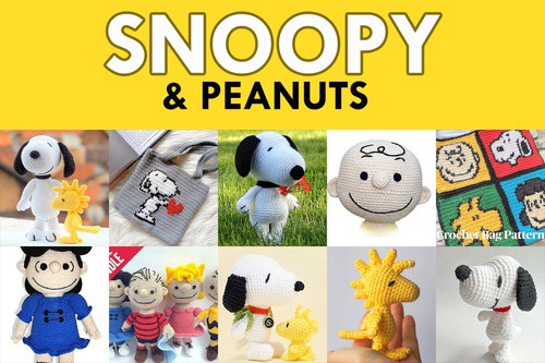 Amigurumi Snoopy & Peanuts Crochet Pattern Roundup! - AmVaBe Crochet